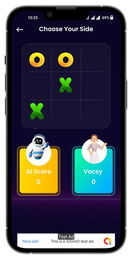 Tic Tac Toe - Classic Strategy Games - O & X Tic Tac Toe by VocsyInfotech