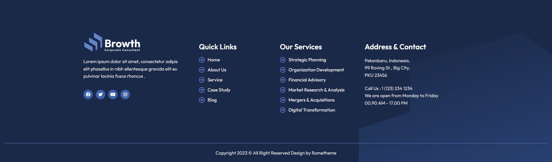 Browth - Corporate Consultant Elementor Template Kit by Rometheme ...