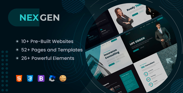 Nexgen - Consulting and Business Template by CodingsDev | ThemeForest