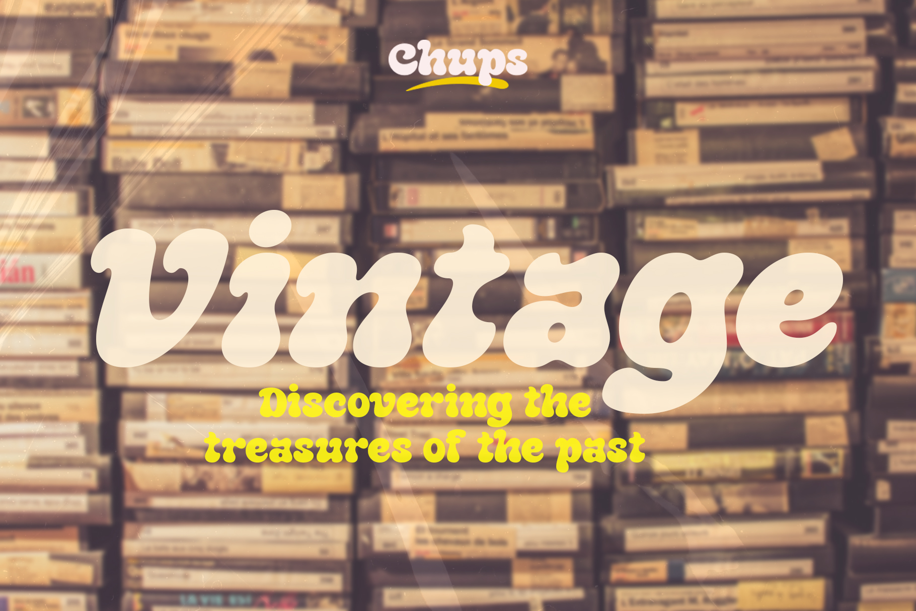 Chups Groovy Retro Font, Fonts | GraphicRiver