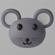 Cartoon Mouse Rat Head 1 3D model by PhilipStorm | 3DOcean