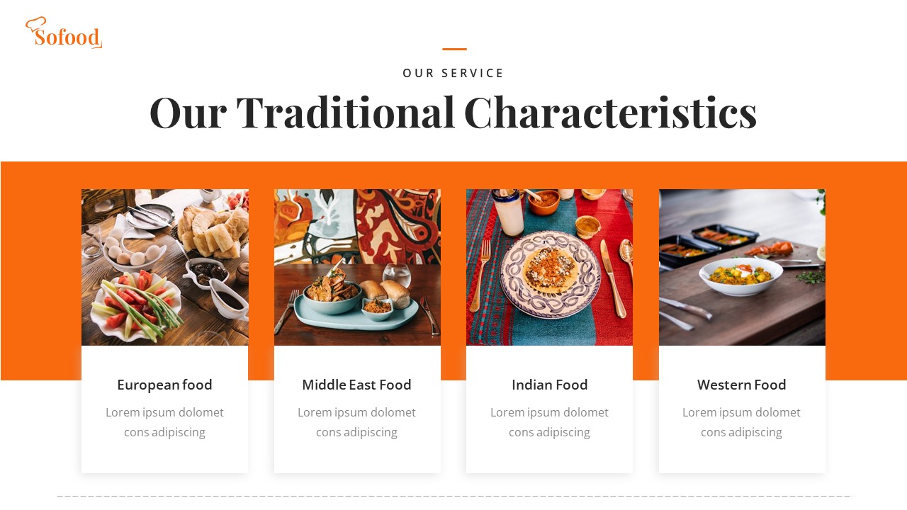 Sofood - Food Keynote Presentation Template, Presentation Templates