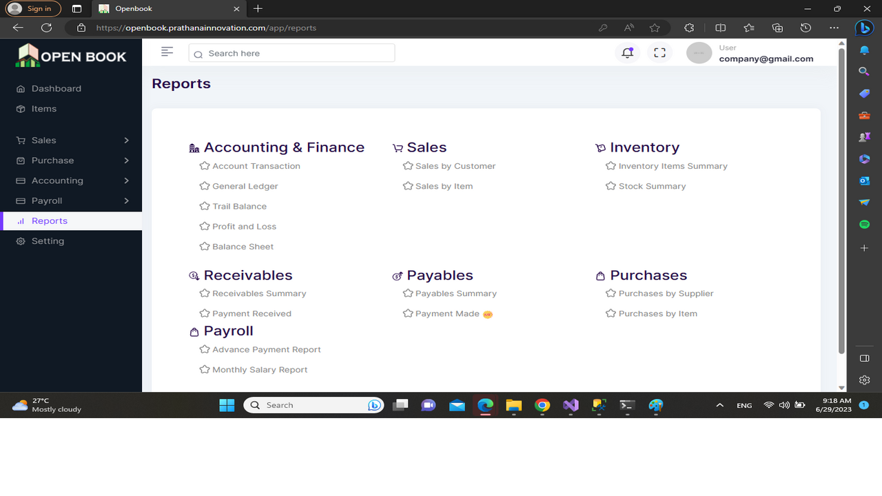Openbook - SaaS-based Accounting & Inventory Software by Prathana ...