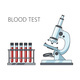 Microscope Blood Tests Diagram Medical Science, Vectors | GraphicRiver