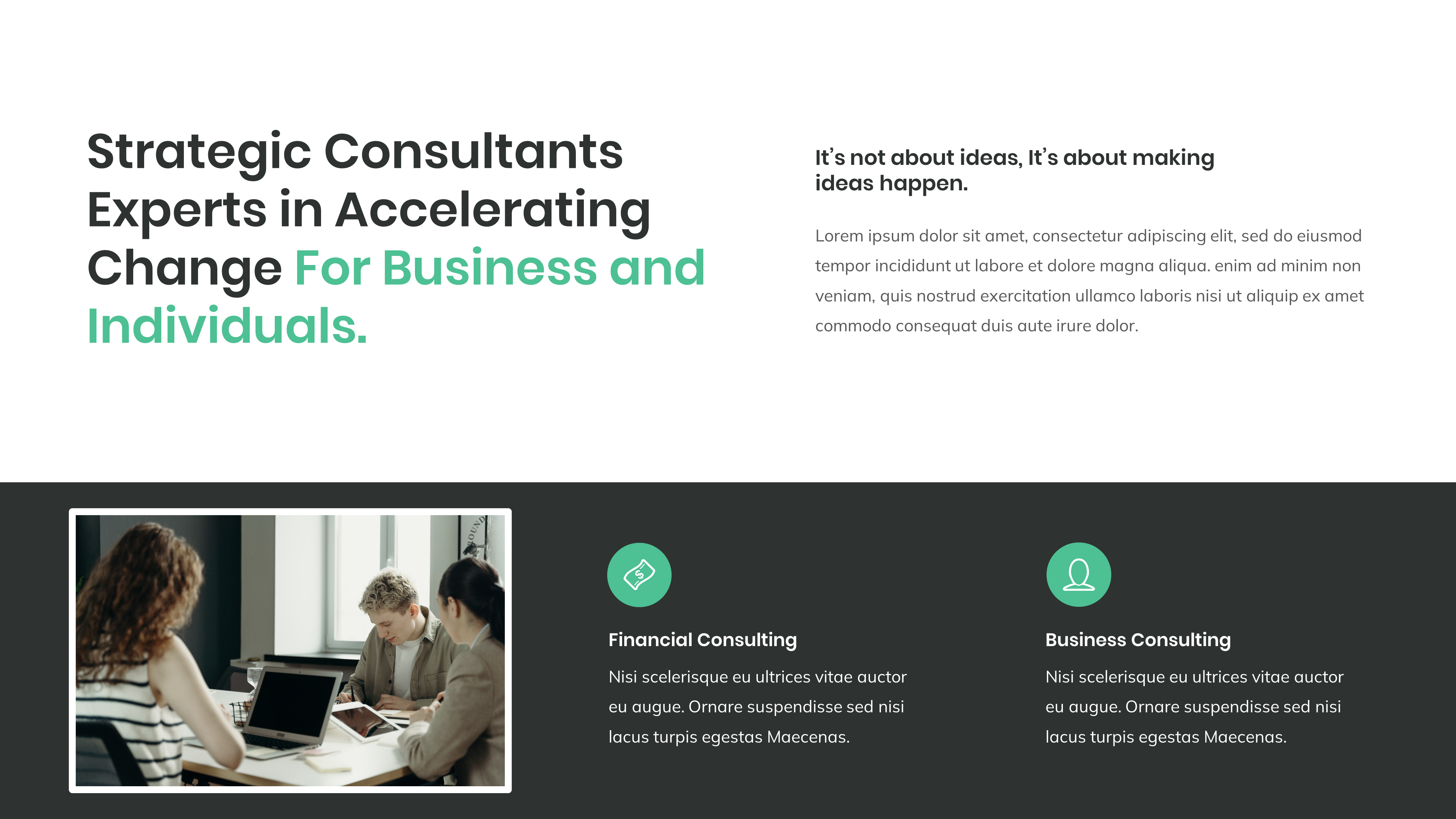 Consulto - Business Consulting PowerPoint Template, Presentation Templates