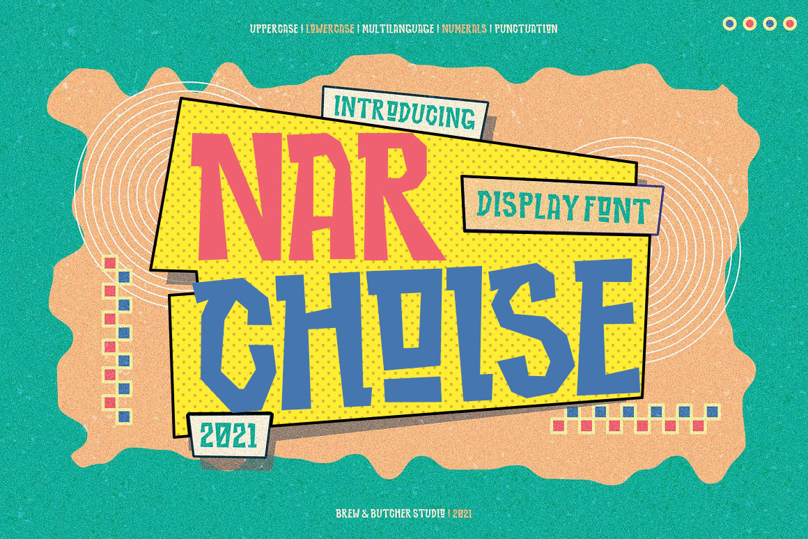 Narchoise | Display Font, Fonts | GraphicRiver