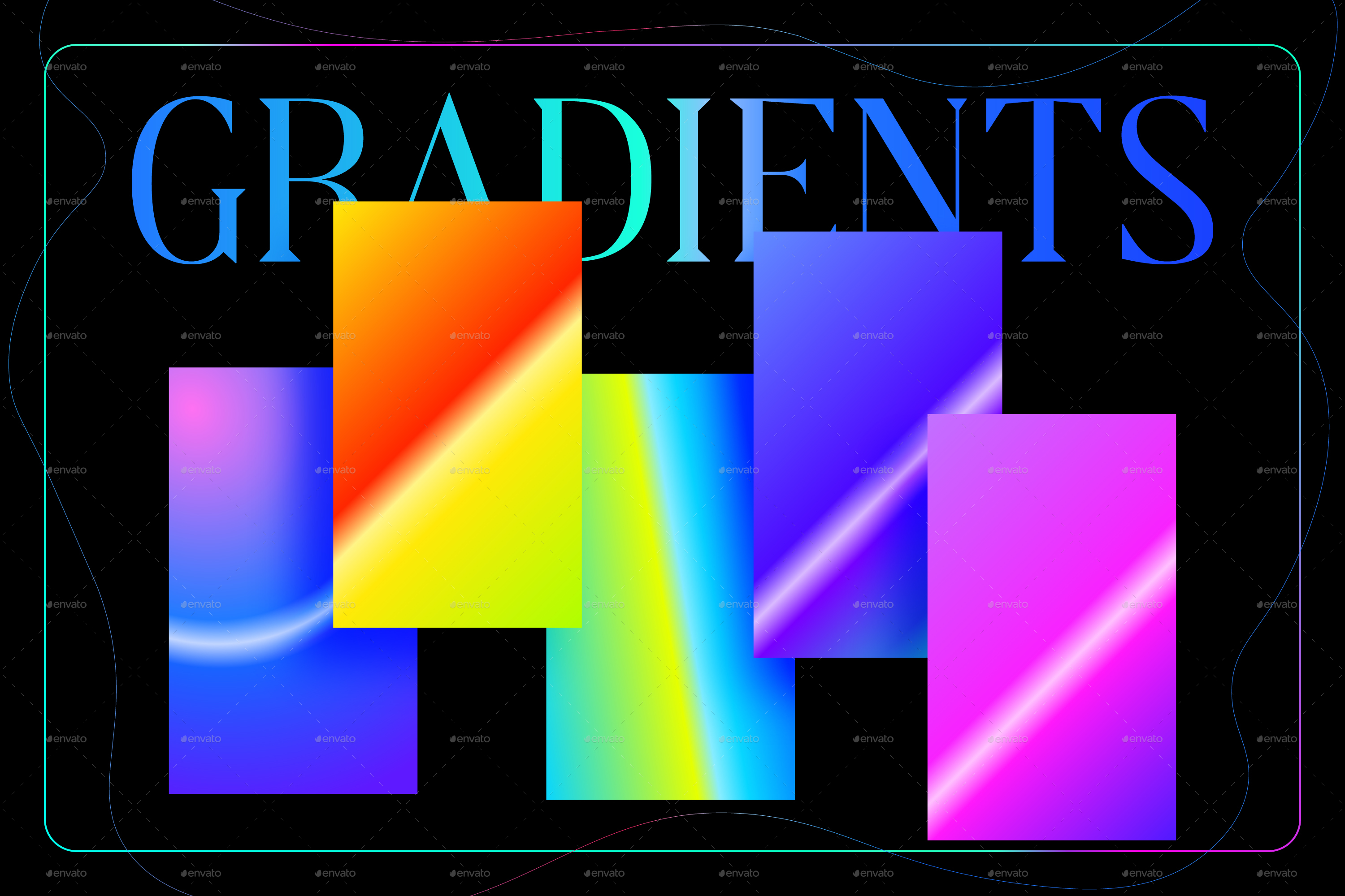 100 Trendy Web Gradients, Vectors | GraphicRiver