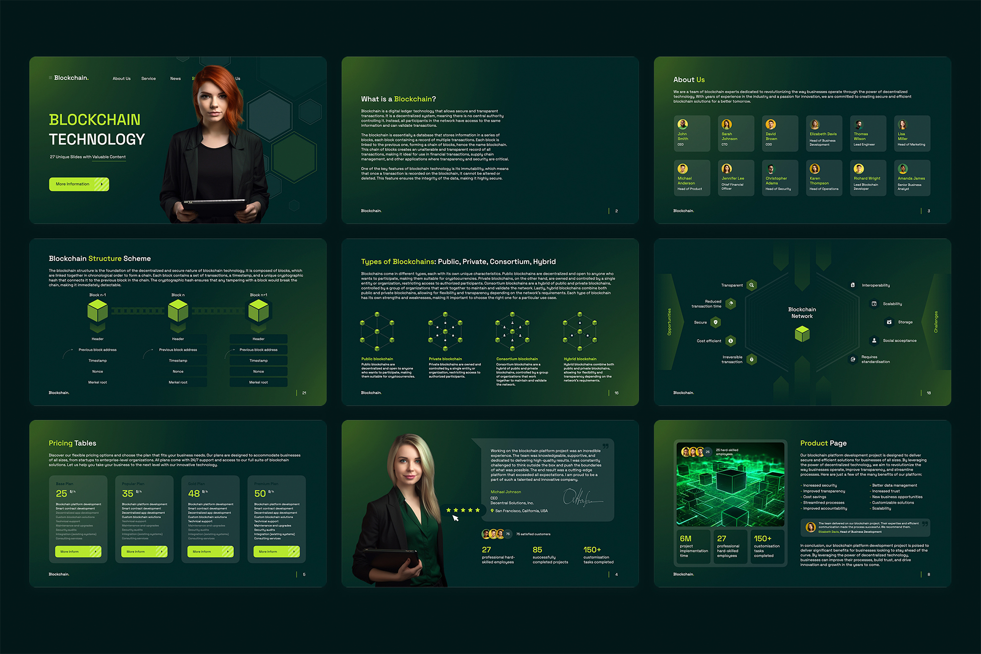 Blockchain Technology for Keynote MAC Os, Presentation Templates ...