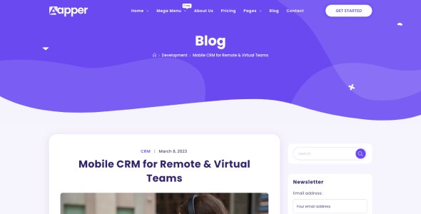Apper - WordPress Multi-concept App Landing Page Theme by acmee ... Apper - WordPress Multi-concept App Landing Page Theme by acmee ...