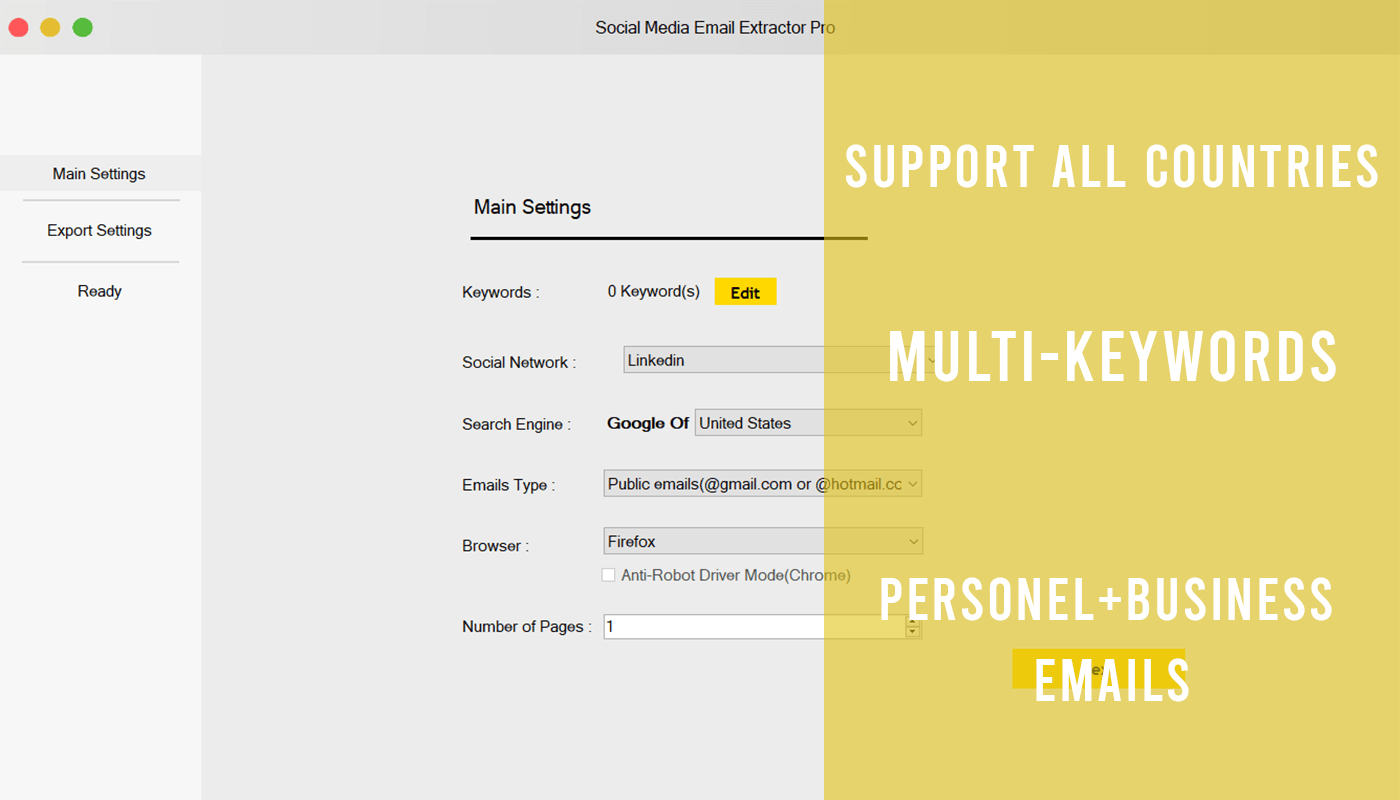 Social Media Email Extractor Pro by belkharraf | CodeCanyon