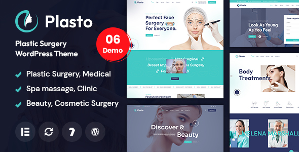 Plasto - Plastic Surgery & Medical WordPress Theme by HKangles ...