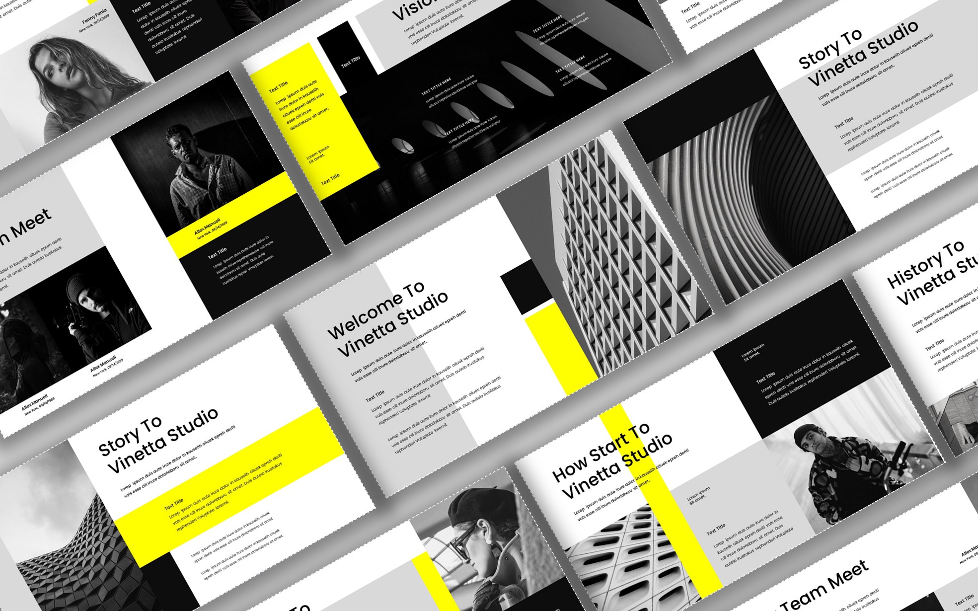 Vinetta - Business PowerPoint Template, Presentation Templates ...