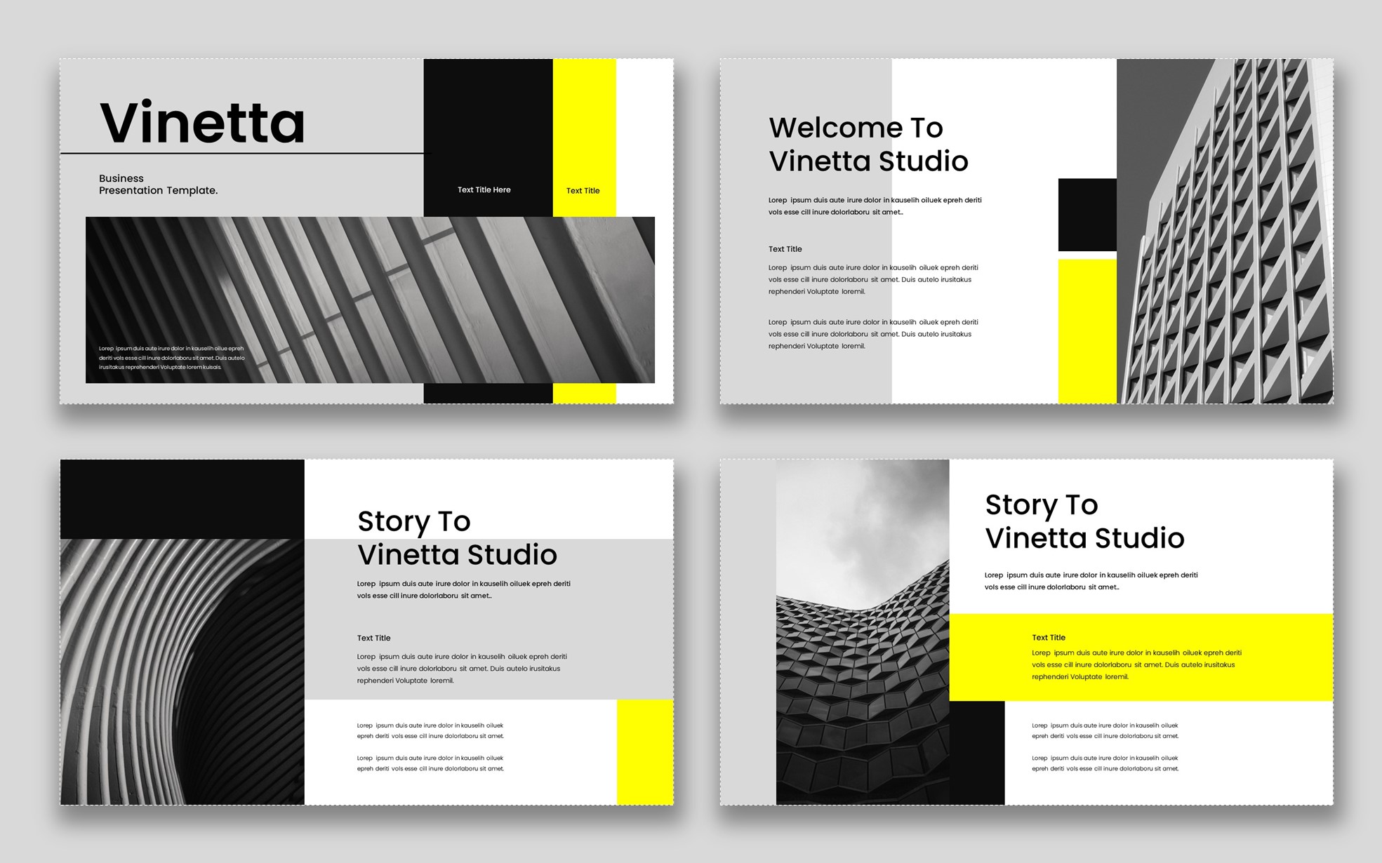 Vinetta - Business PowerPoint Template, Presentation Templates ...