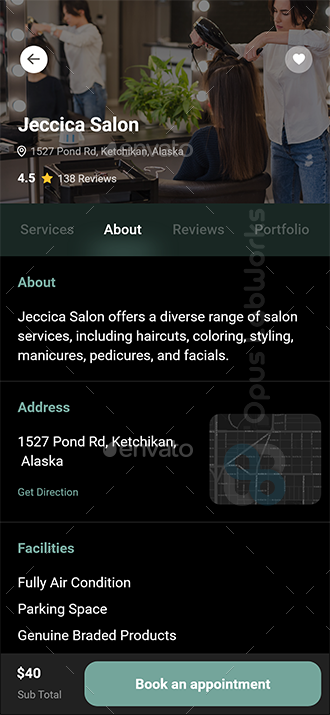 Multi Salon Appointment Booking App UI Kit | Spa Booking App UI ...
