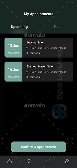 Multi Salon Appointment Booking App UI Kit | Spa Booking App UI ...