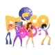 Disco Characters by ONYXprj | GraphicRiver