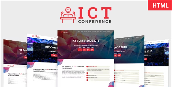 ICT - Conference HTML Template by bdCoders | ThemeForest