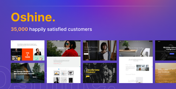 Oshine - Multipurpose Creative WordPress Theme by brandexponents | ThemeForest