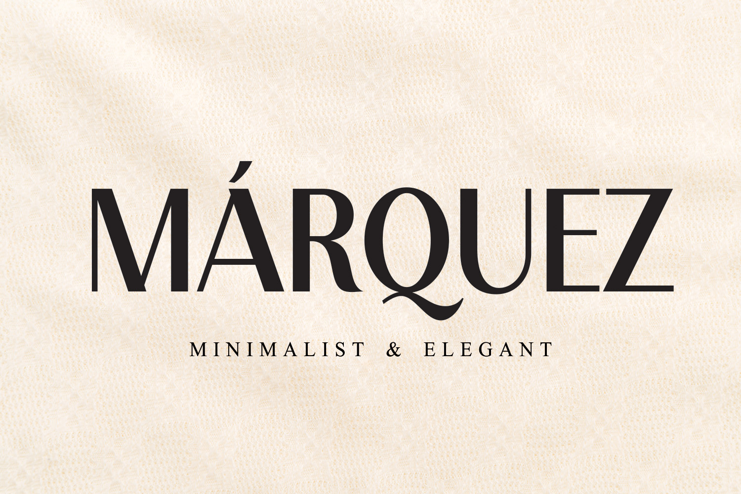MARQUEZ, Fonts | GraphicRiver
