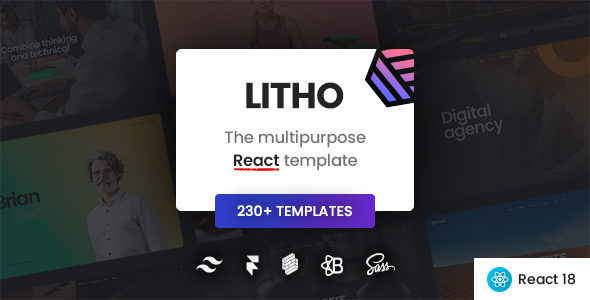 Litho - The Multipurpose React Template by themezaa | ThemeForest