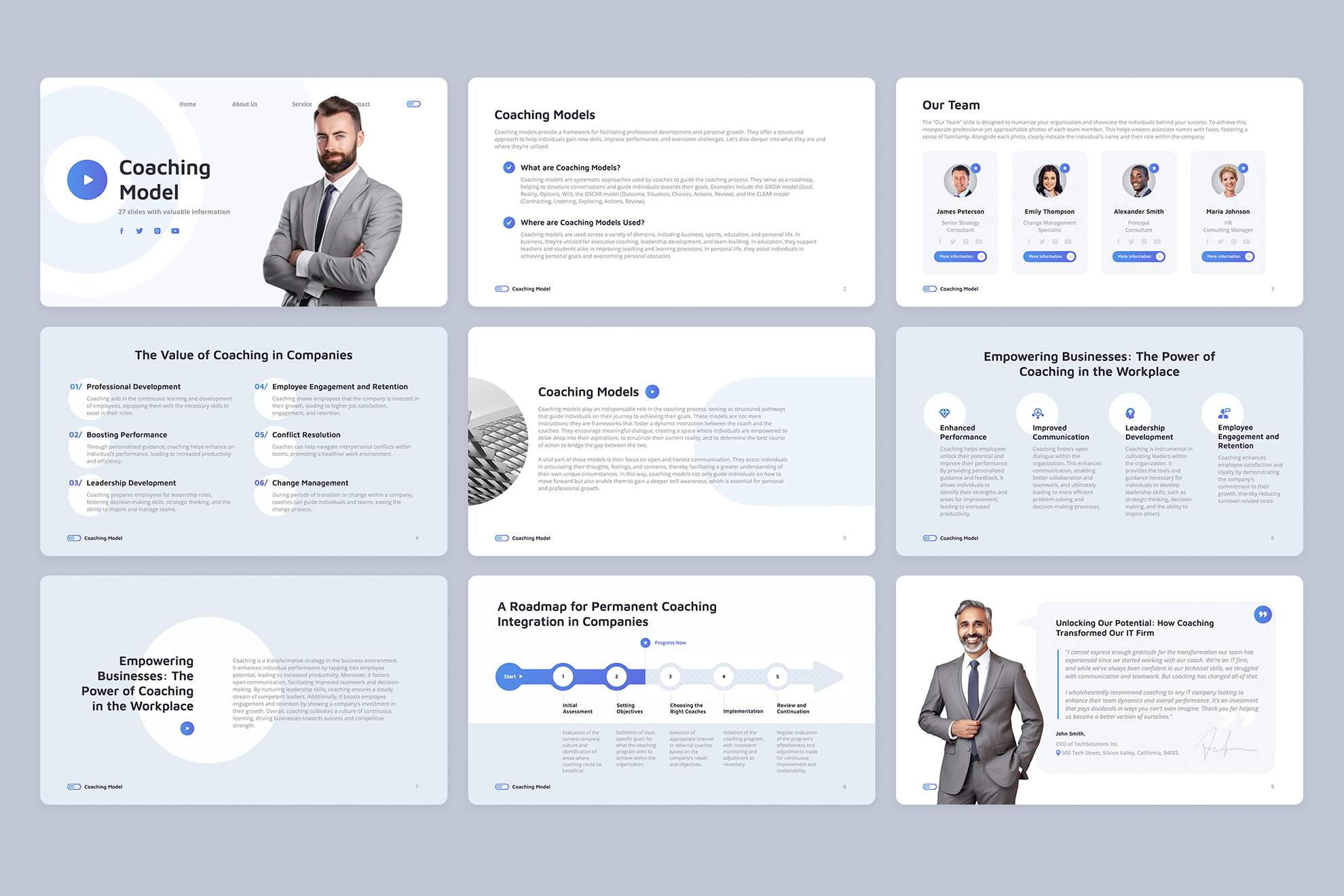 Coaching Models for PowerPoint, Presentation Templates | GraphicRiver