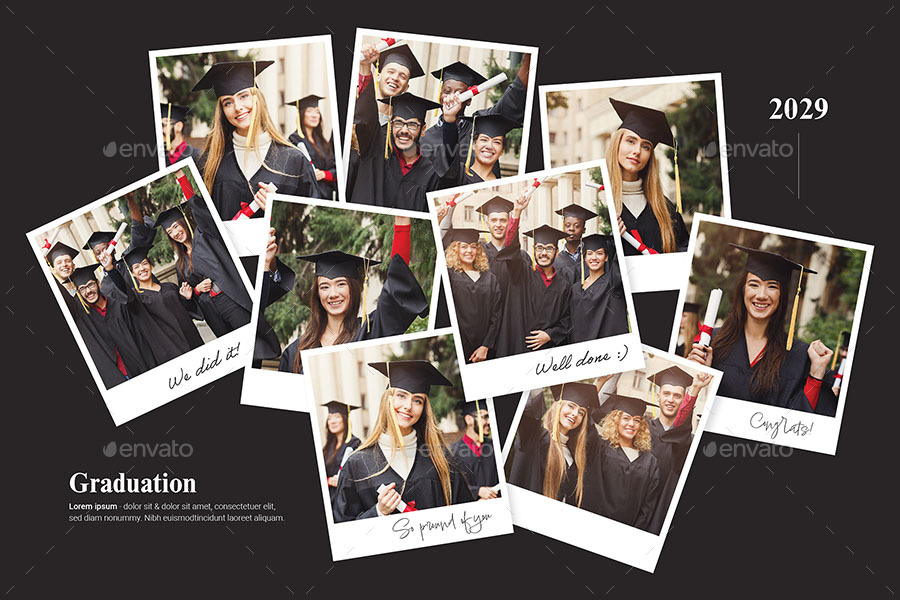 Photo Collage Layout, Graphics | GraphicRiver