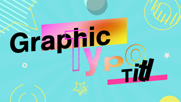 Graphical Typography Title, After Effects Project Files | VideoHive