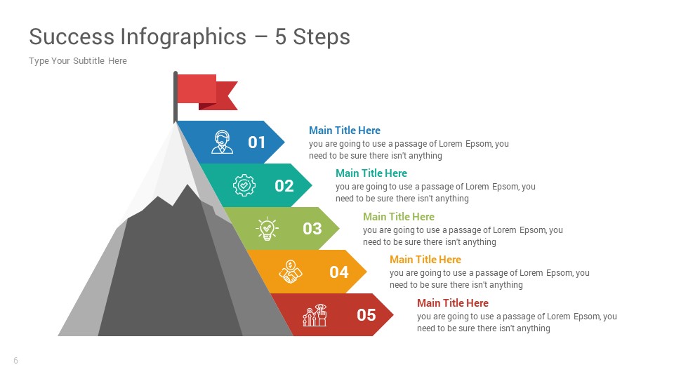 Success Infographics PowerPoint template, Presentation Templates ...