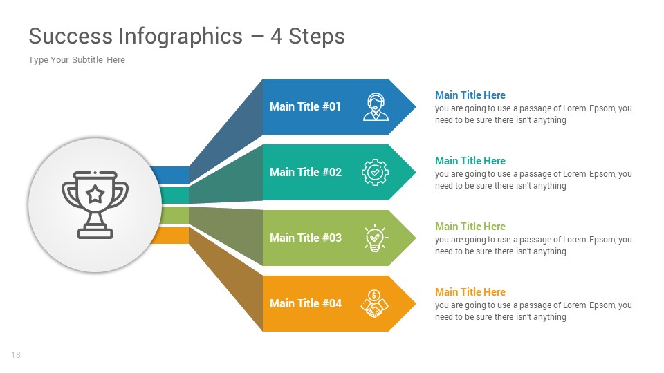 Success Infographics PowerPoint template, Presentation Templates ...