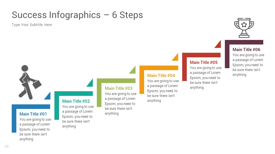Success Infographics PowerPoint template, Presentation Templates ...