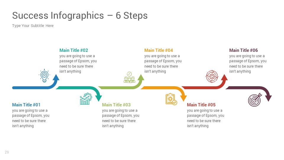 Success Infographics PowerPoint template, Presentation Templates ...