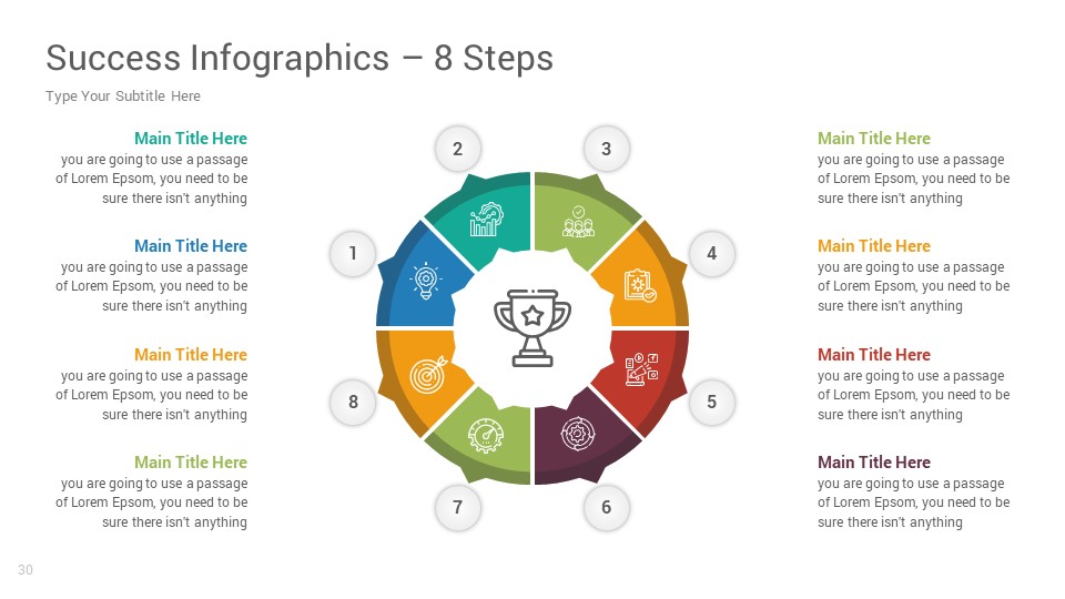 Success Infographics PowerPoint template, Presentation Templates ...
