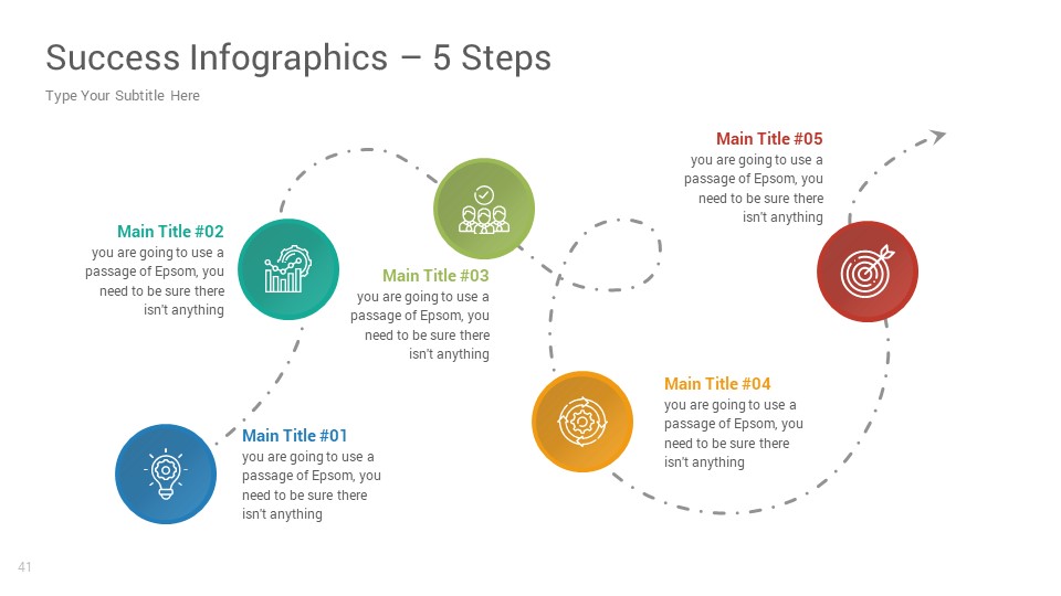 Success Infographics PowerPoint template, Presentation Templates ...