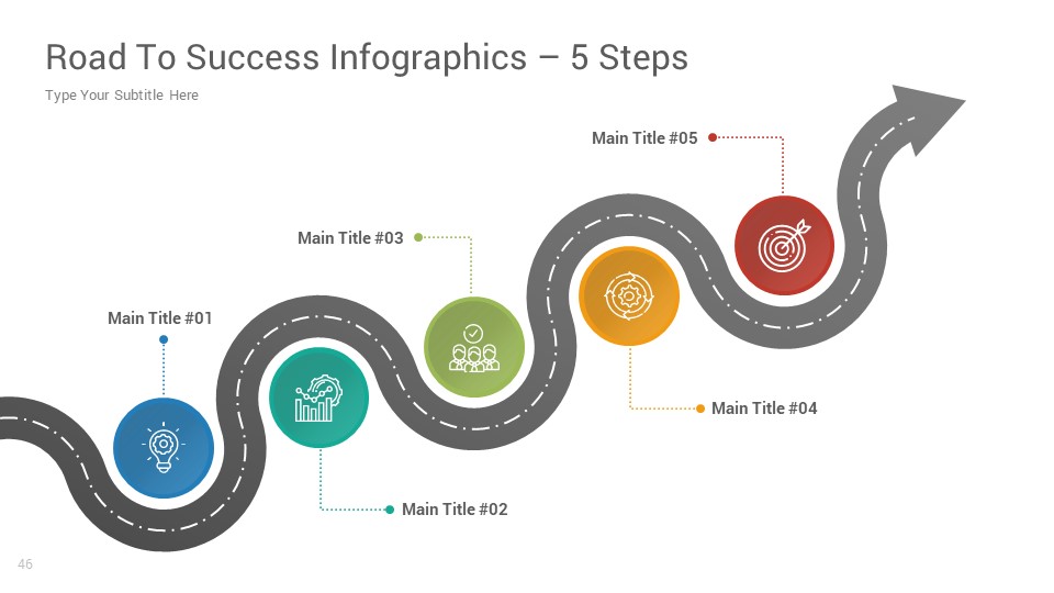 Success Infographics PowerPoint template, Presentation Templates ...