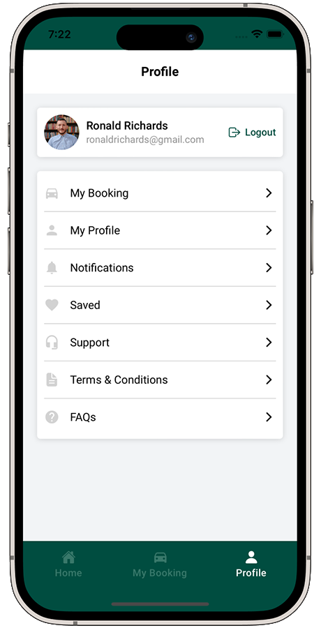 Car Rental App Template in Ionic | CarRental by RenderCodeTechnology