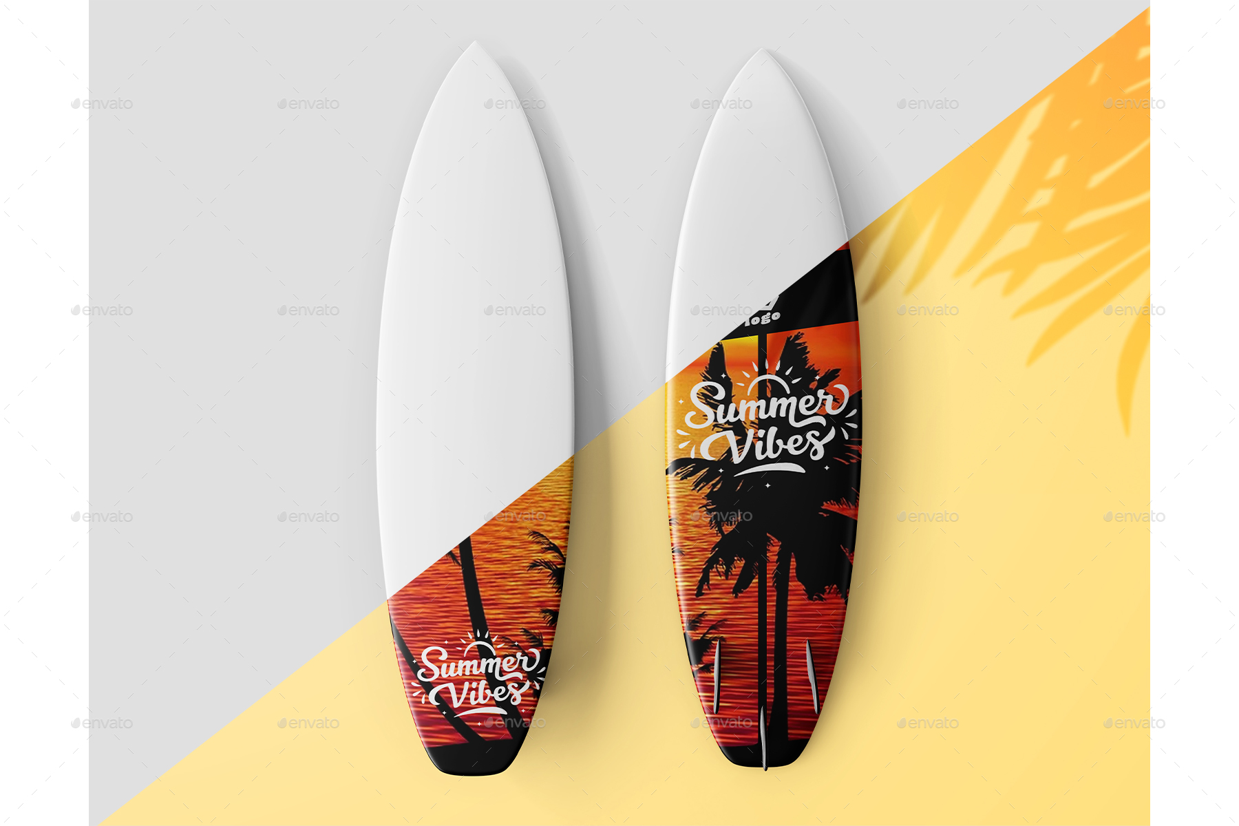 Surfboard PSD Mockup Set, Graphics | GraphicRiver