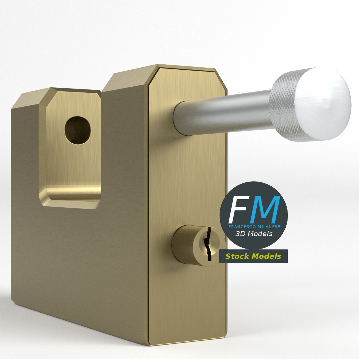 Rectangular padlock by FrancescoMilanese85 | 3DOcean