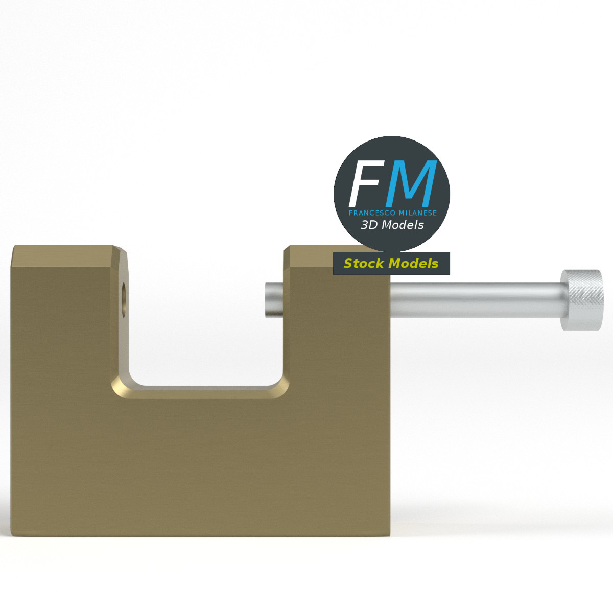 Rectangular padlock by FrancescoMilanese85 | 3DOcean