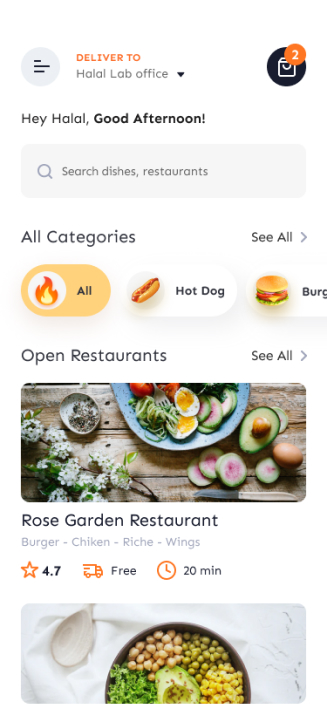 Fooda - Food Delivery React Native Expo App Ui Kit by lalastudio12