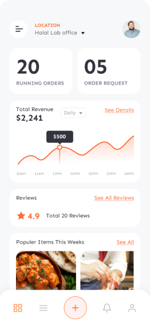 Fooda - Food Delivery React Native Expo App Ui Kit by lalastudio12