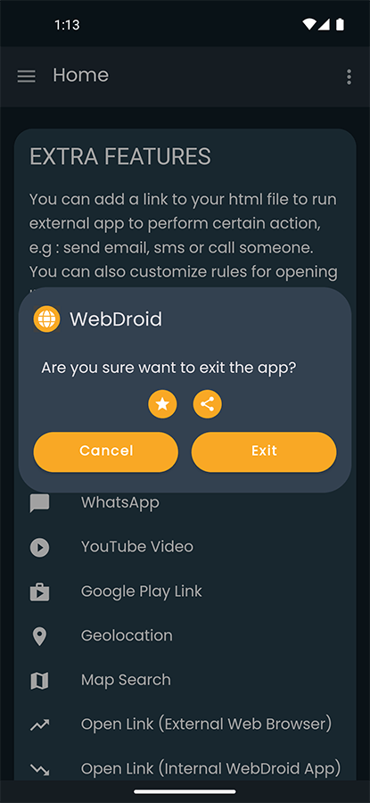 WebDroid - Android WebView App by solodroid | CodeCanyon