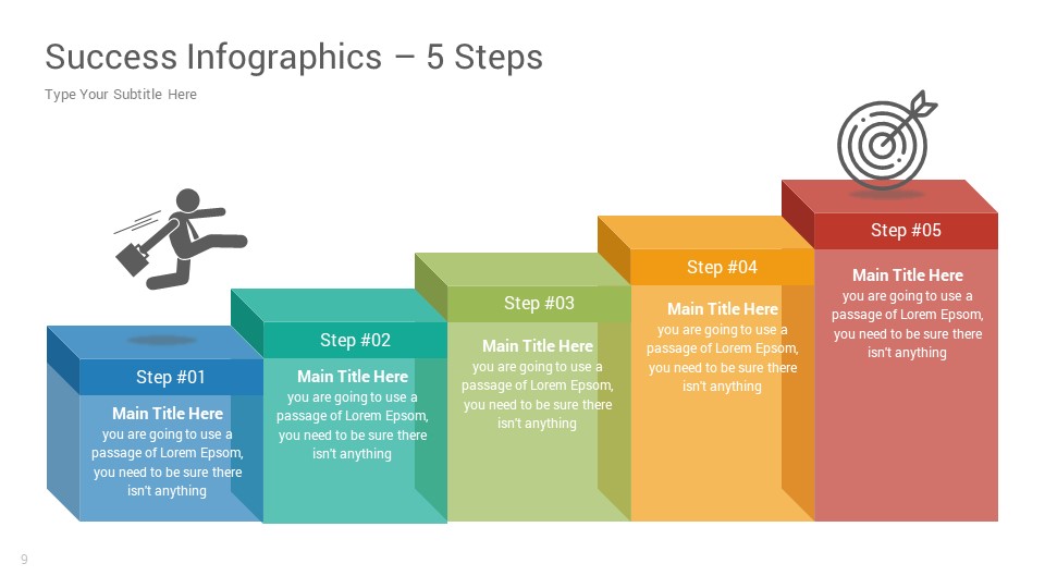Success Infographics Google Slides templates, Presentation Templates