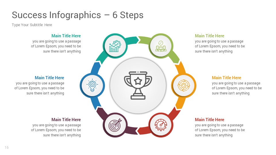 Success Infographics Google Slides templates, Presentation Templates
