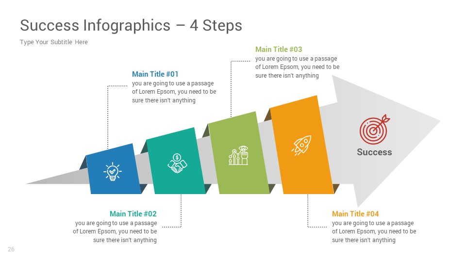 Success Infographics Google Slides templates, Presentation Templates
