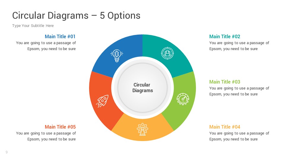Circular Diagrams Google Slides templates, Presentation Templates ...