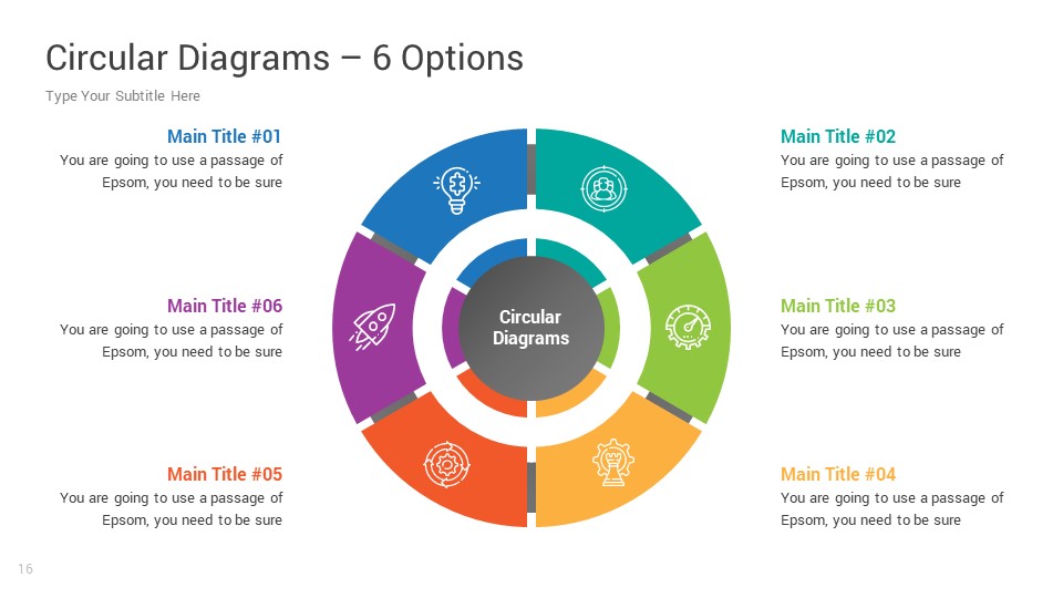 Circular Diagrams Google Slides templates, Presentation Templates ...