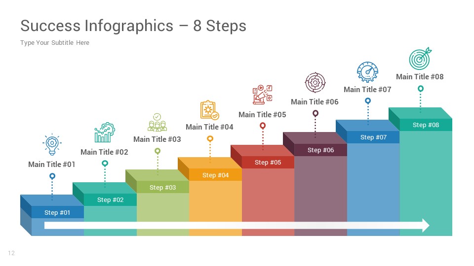 Success Infographics Keynote templates, Presentation Templates ...