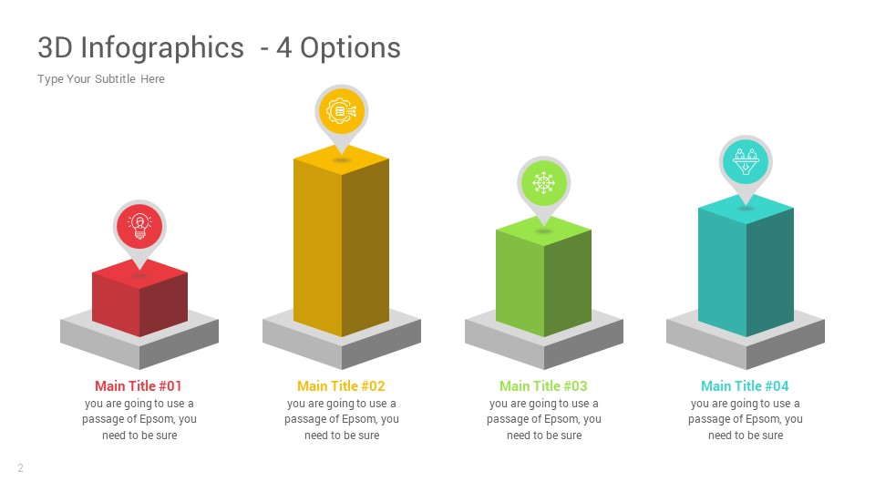 3D Infographics Google Slides templates, Presentation Templates ...