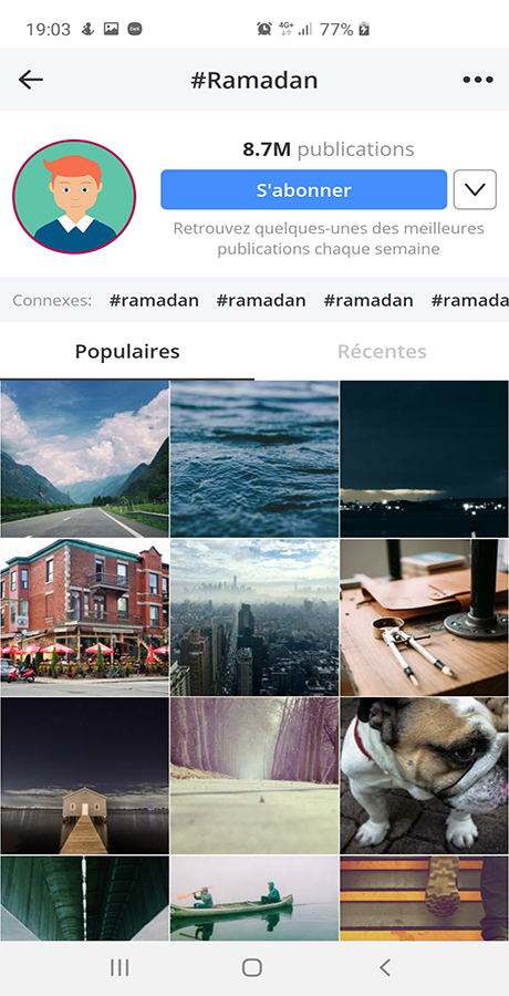 instaApp - instagram clone with stories (react native) by simonstyleur