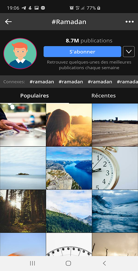 instaApp - instagram clone with stories (react native) by simonstyleur